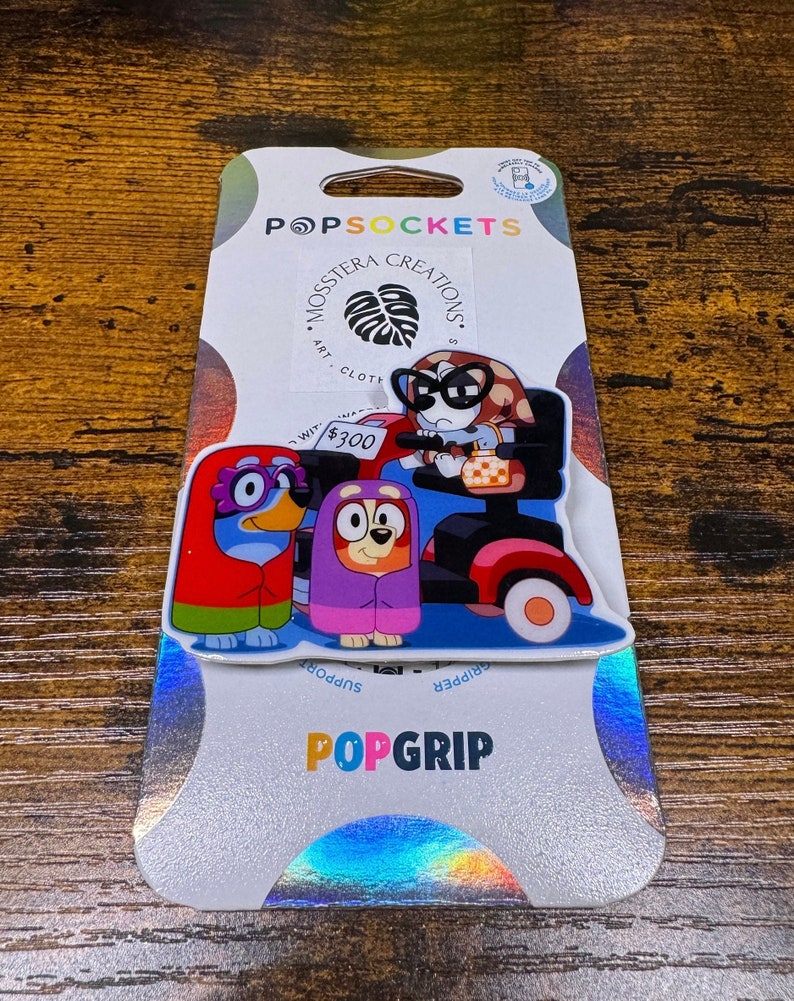 Cute Heeler Grannies Car Pop Socket Phone Grip for Cell Phone or Kindle ...