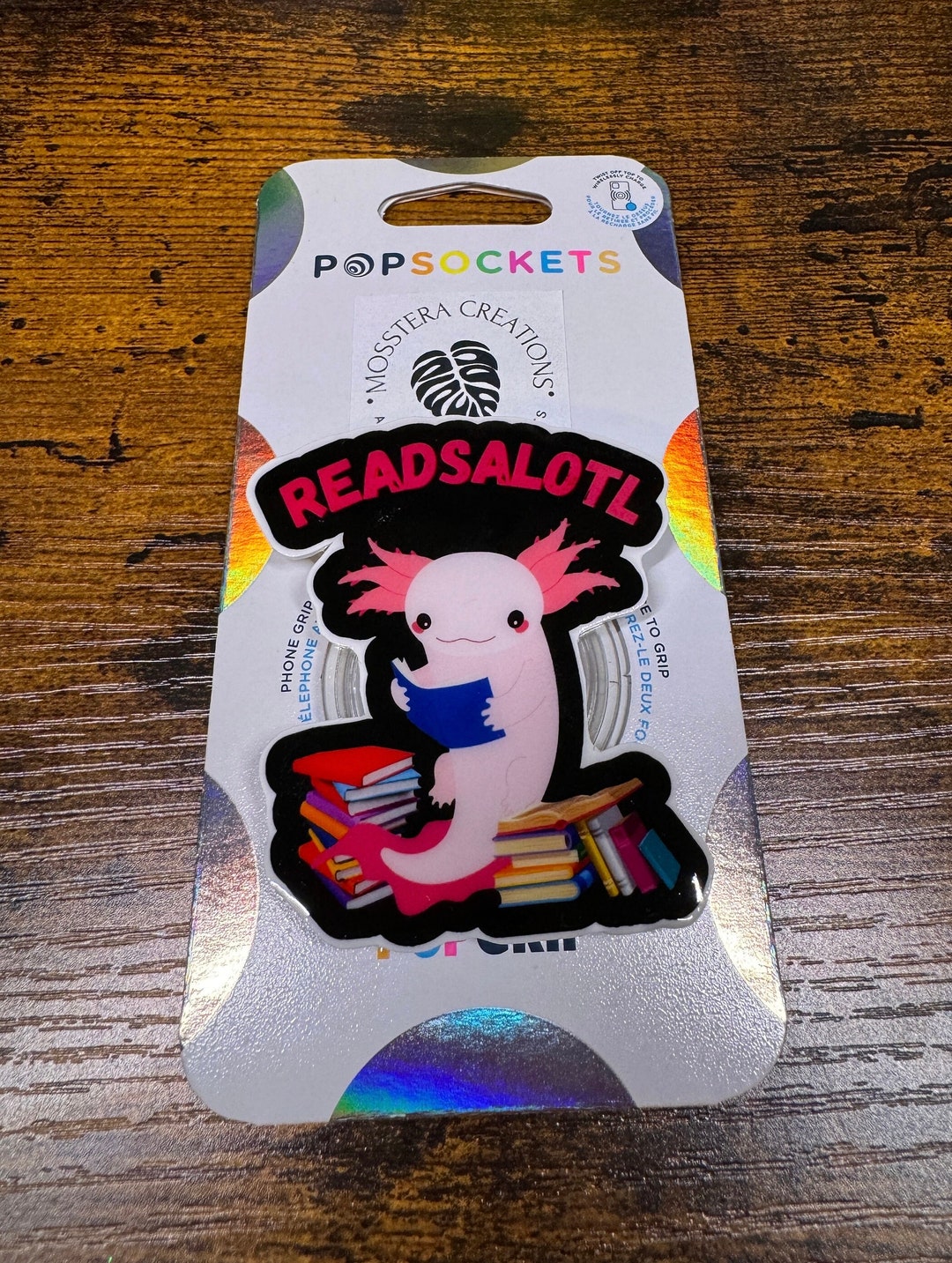 Cute Axolotl Pop Socket Phone Grip for Cell Phone or Kindle - Etsy
