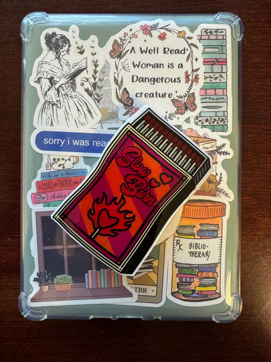 Cute Pop Socket Phone Grip for Cell Phone or Kindle - Slow Burn - Etsy