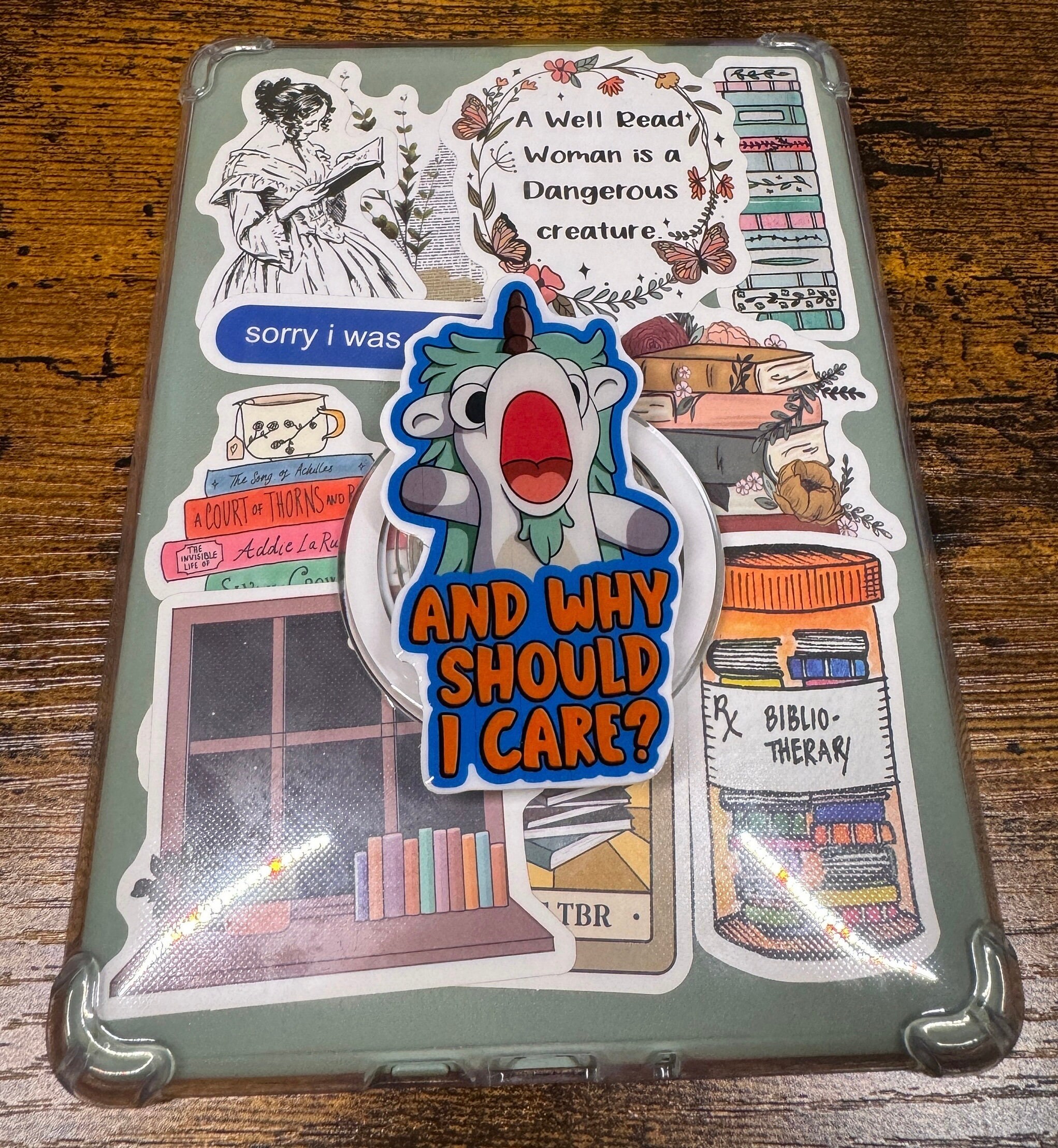 Cute Heeler Unicorse Pop Socket Phone Grip for Cell Phone or Kindle ...