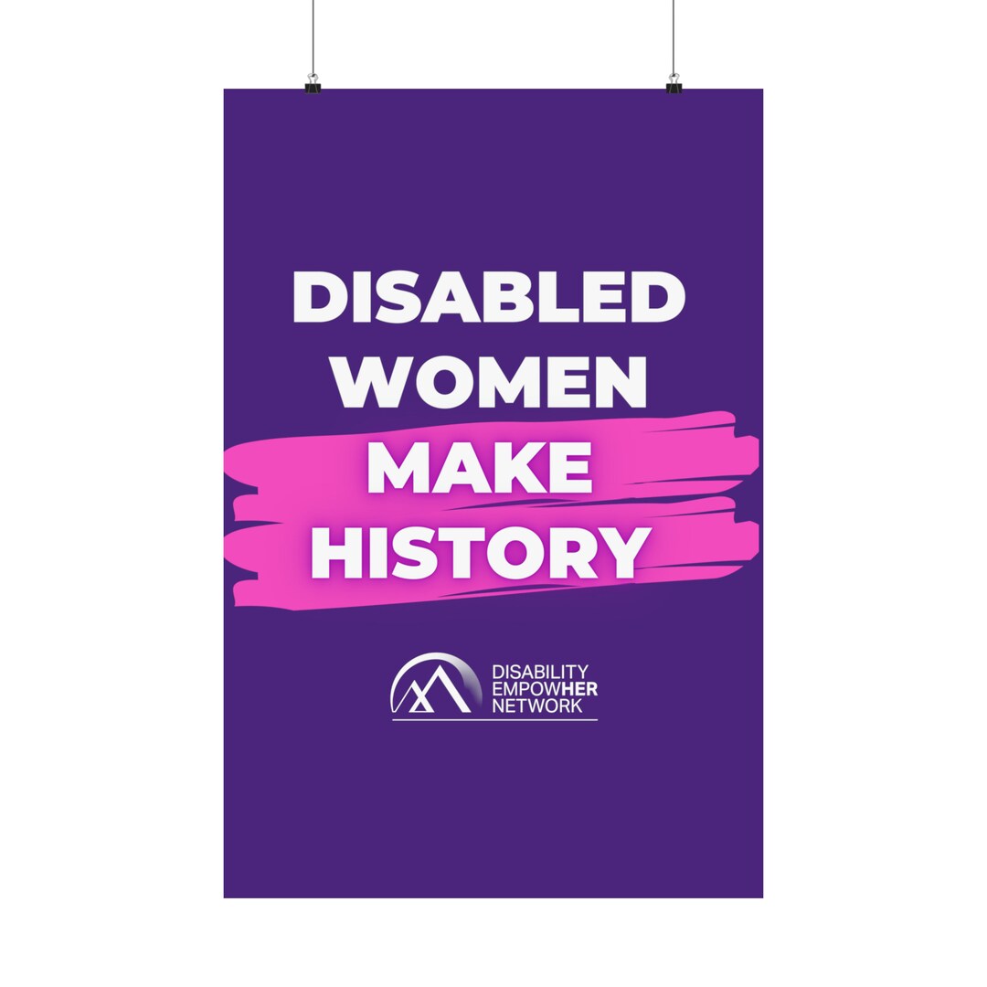 Disabled Women Make History Poster - Etsy