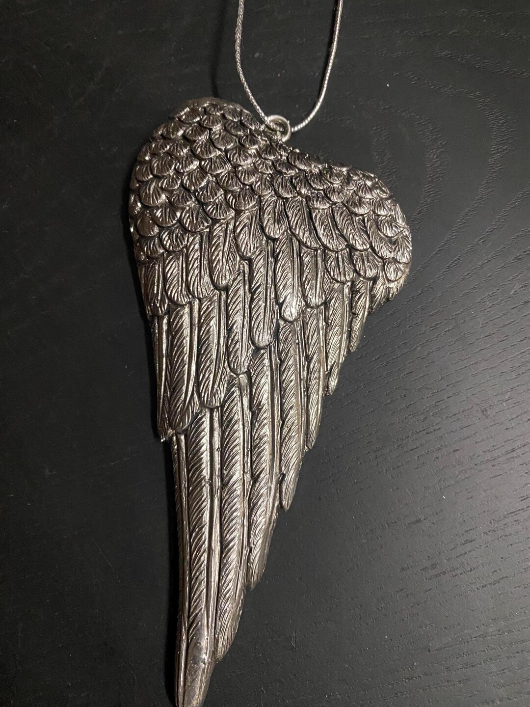 Angel Wing Hanging Ornament - Silver or Gold - Etsy