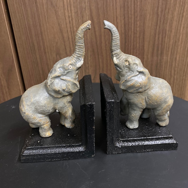 Elephant Bookends - Etsy