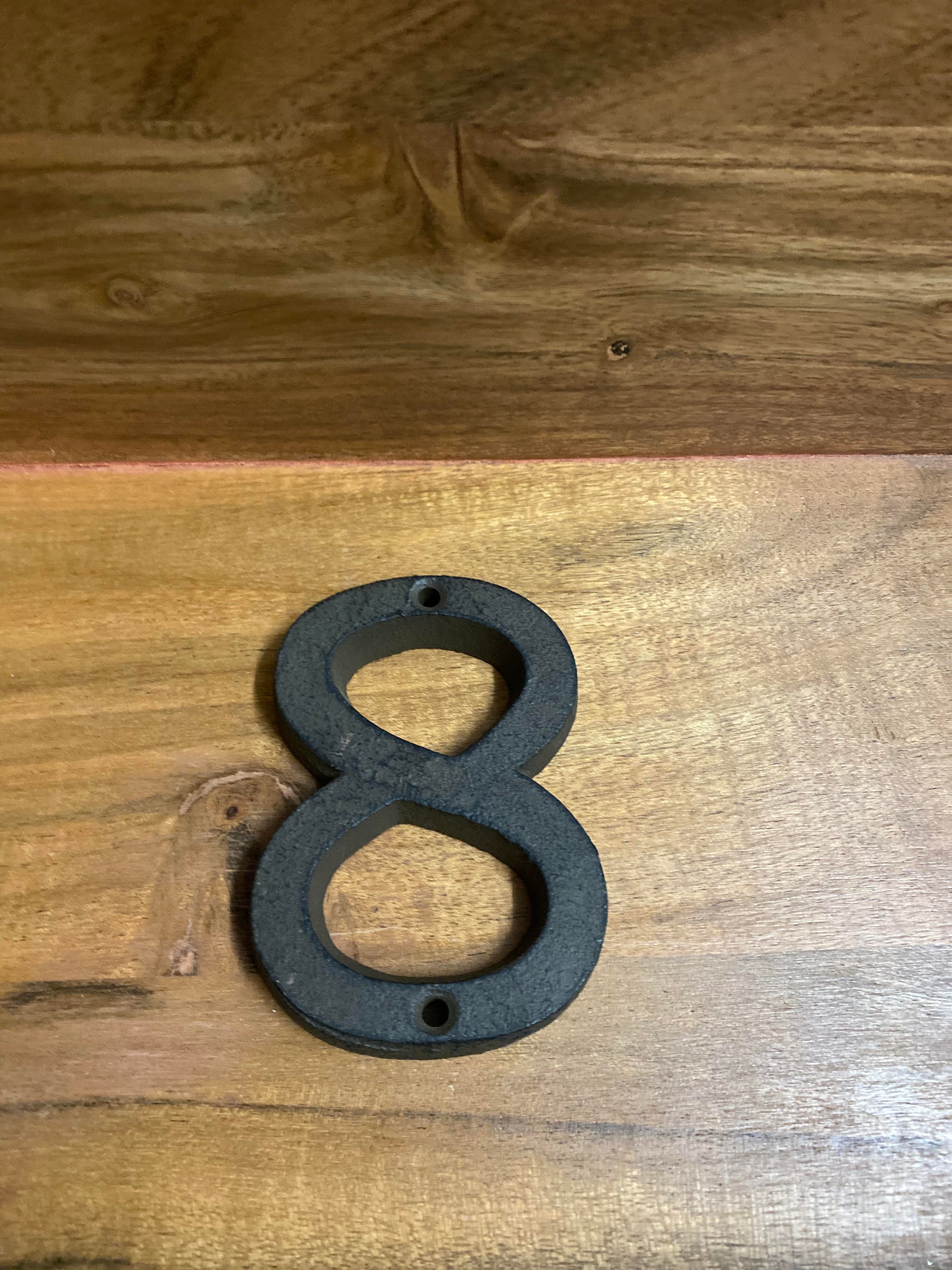 Cast Iron House Numbers 0,5,6,8 & 9 - Etsy