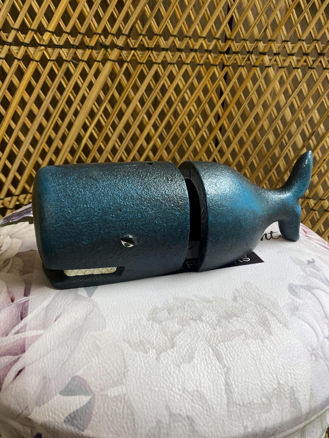 Painted Heavy Cast Iron Whale Bookends - Etsy