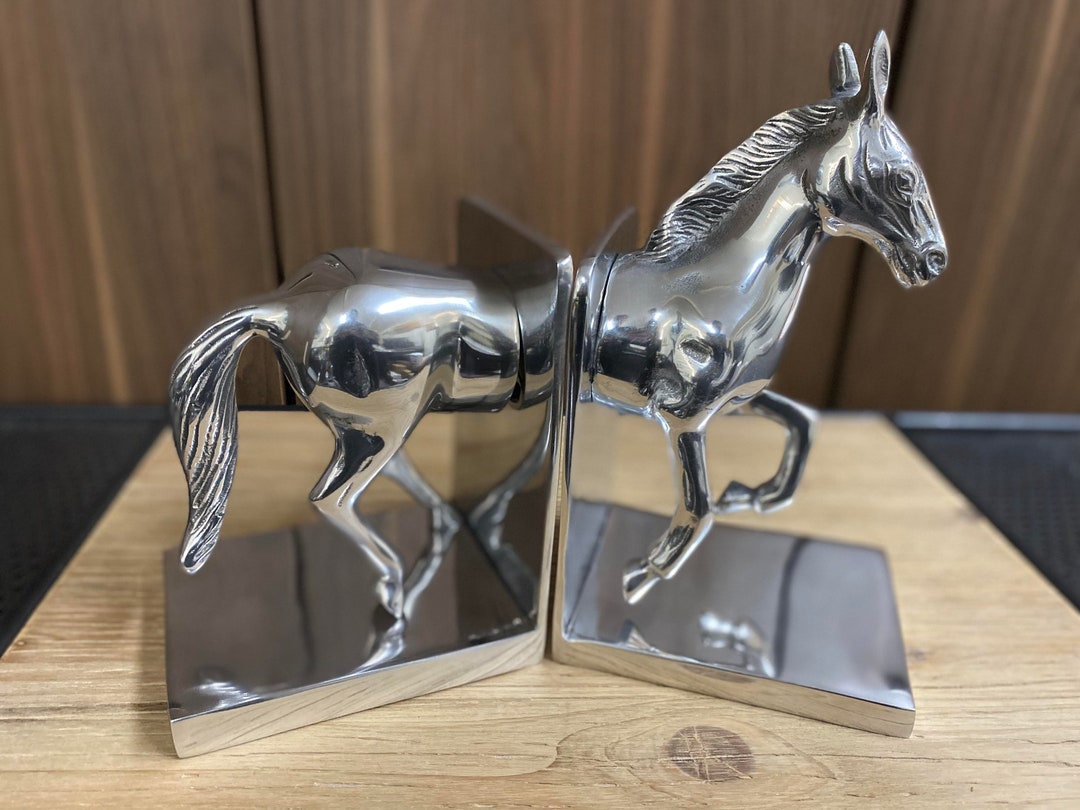 Horse Bookends Crafted From Aluminium - Etsy