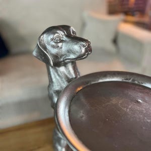 Quirky Silver Dog Butler Display Ornament - Etsy