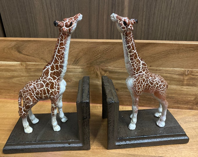 Brass Giraffe Bookends - Etsy