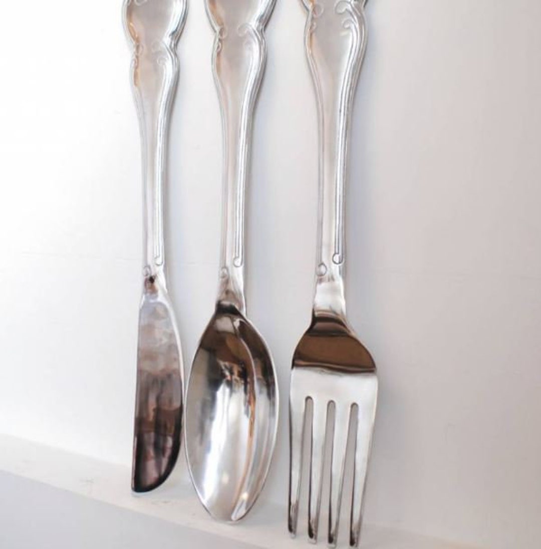 Extra Large Cutlery Wall Set - 102 Cm - Etsy
