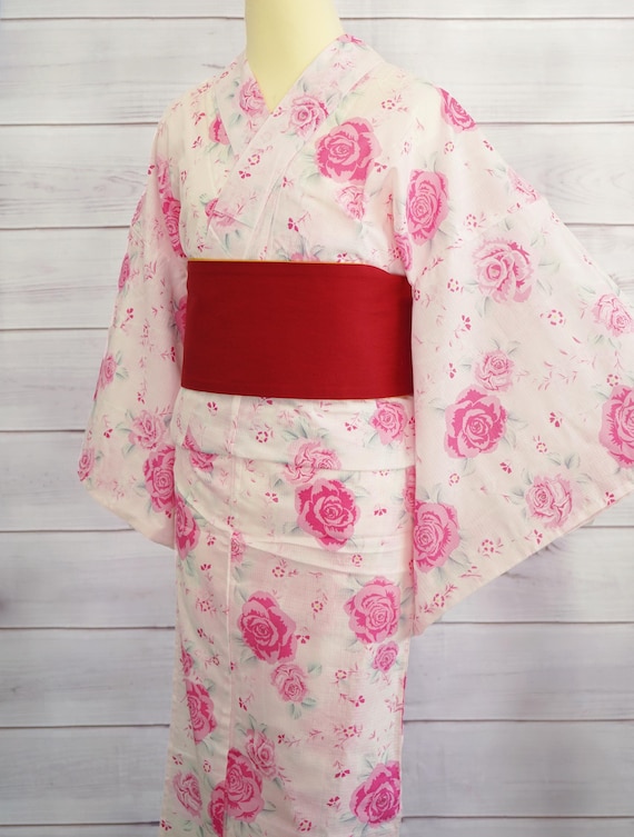 Yukata Kimono Custom Honoka Cosplay Costume (Happy New Year Kimono)