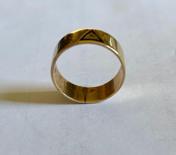 Vintage 10K Gold Masonic Ring - 14th Degree Scottish … - Gem