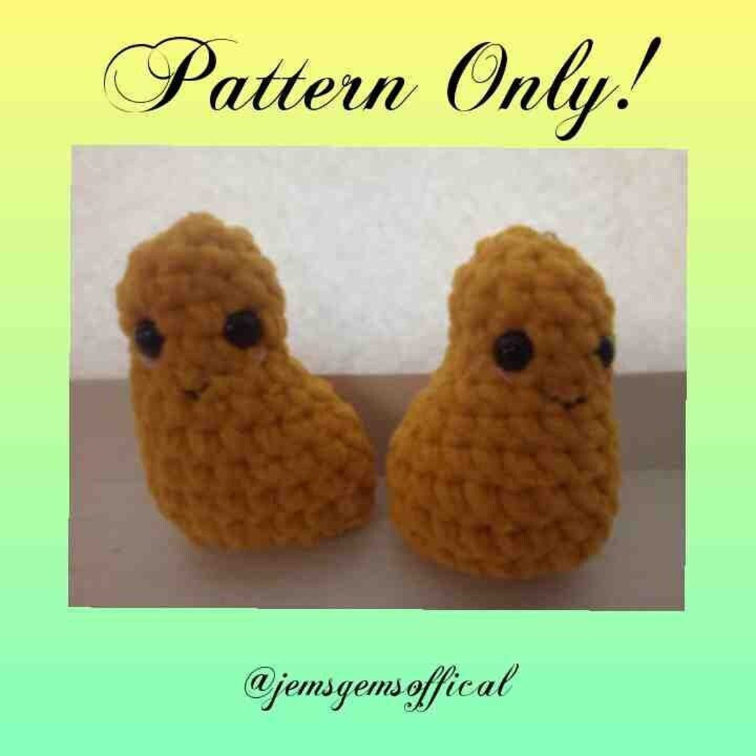 Crochet PATTERN Chicken Nugget Pattern ONLY - Etsy