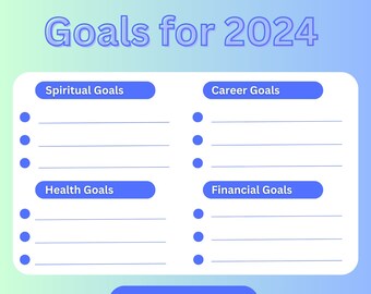 S.M.A.R.T GOALS for 2024 - Etsy