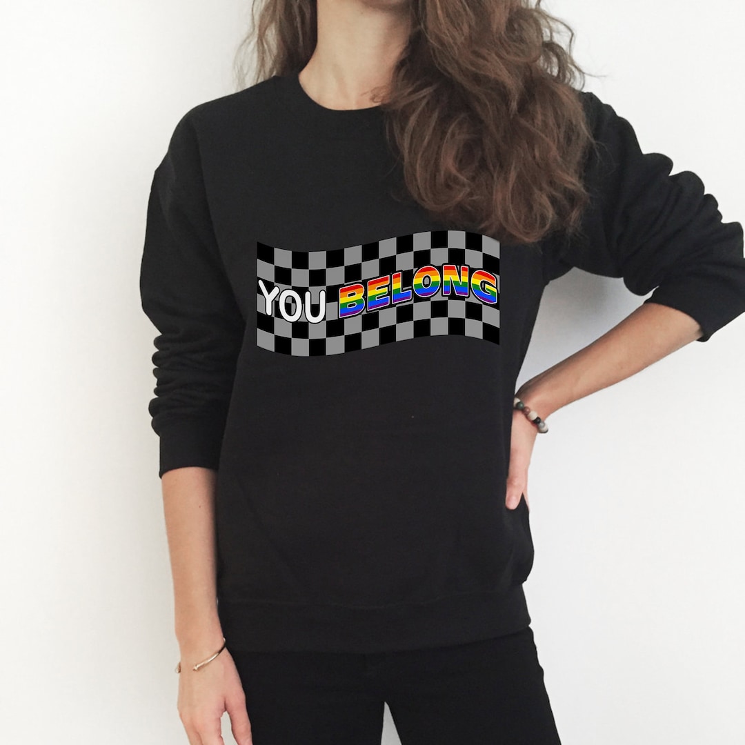Pride Month Png, Pride Shirt Women,lgbt Shirt,you Belong Tshirt, LGBTQ ...