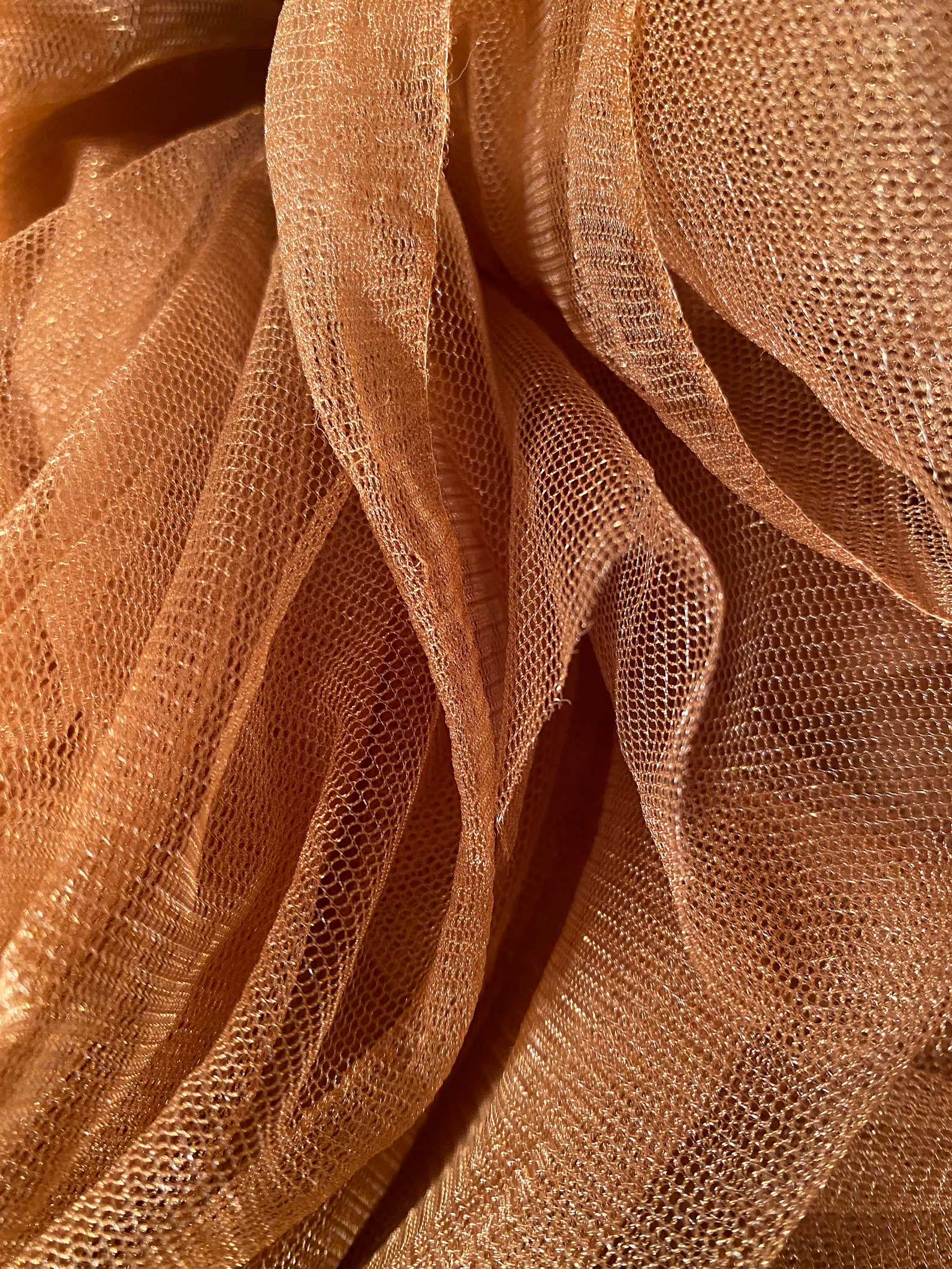 Brown nude color tulle netting fabric skin flesh color tulle | Etsy