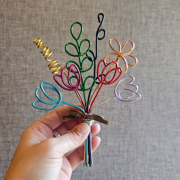 Wire Flower - Etsy