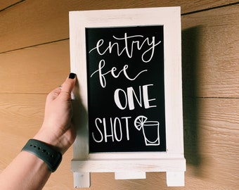 Buy Entry Fee One Shot Sign Online In India - Etsy India