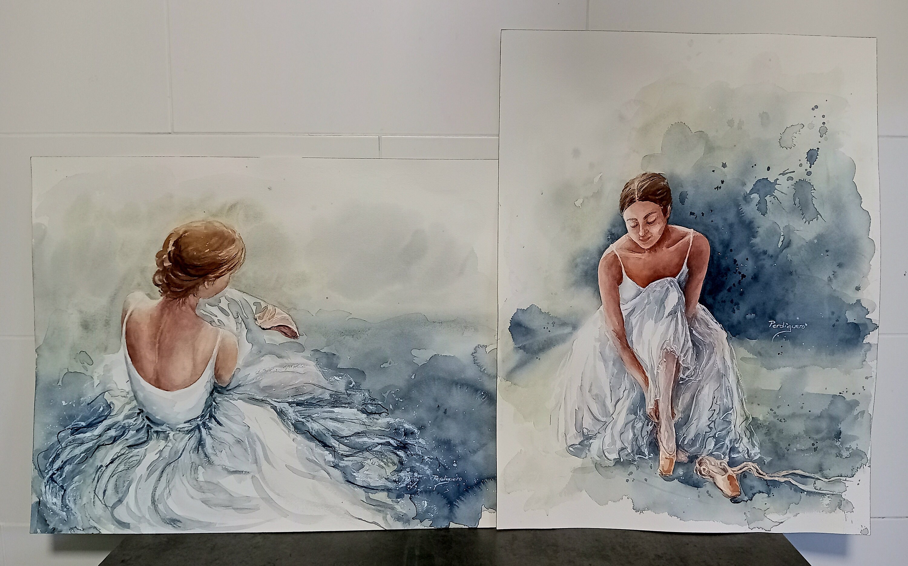 Original Painting. Ballet. Ballerina. Dance. Exclusive Watercolor. - Etsy