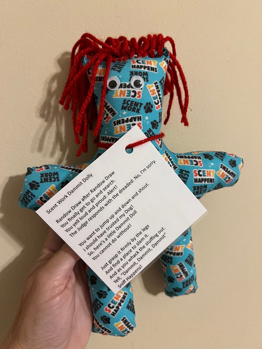 Scent Work Dammit Dolly - Etsy