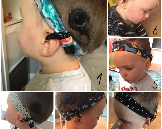 Cochlear Implant/hearing Aid Headband for Children and Adults - Etsy