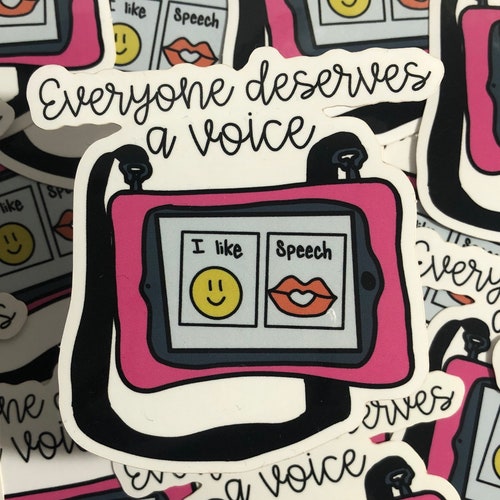 Speech Therapist Sticker SLP Sticker AAC Sticker SLP | Etsy