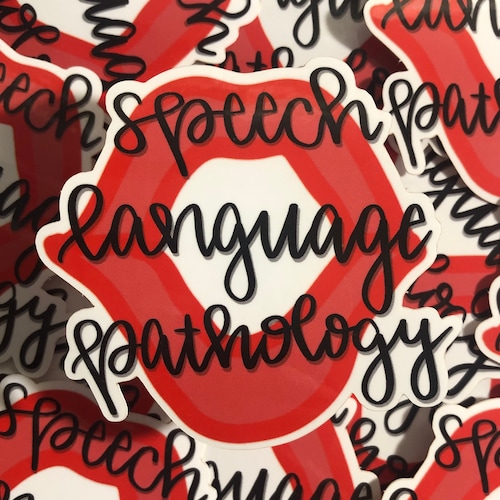 SLP Sticker Speech Language Pathologist / Therapist - Etsy