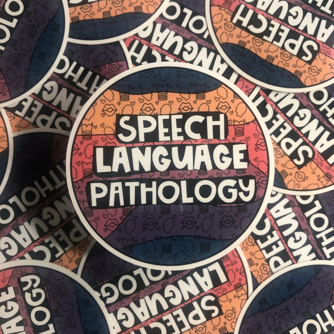 Speech Sticker, SLP Sticker, Speech Pathology Sticker - Etsy