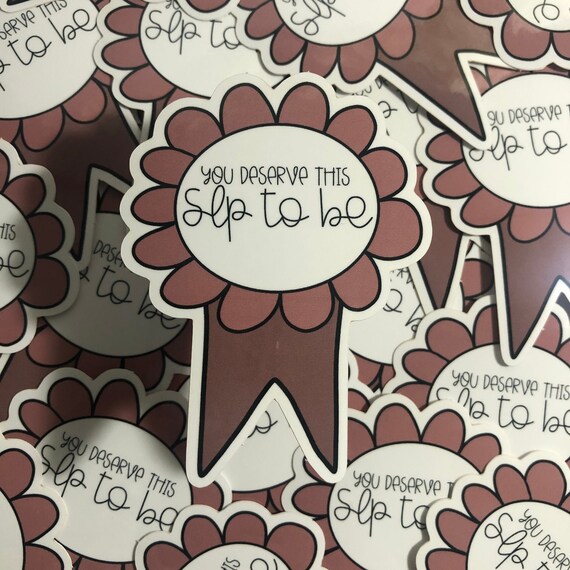 Speech Award Sticker | Etsy