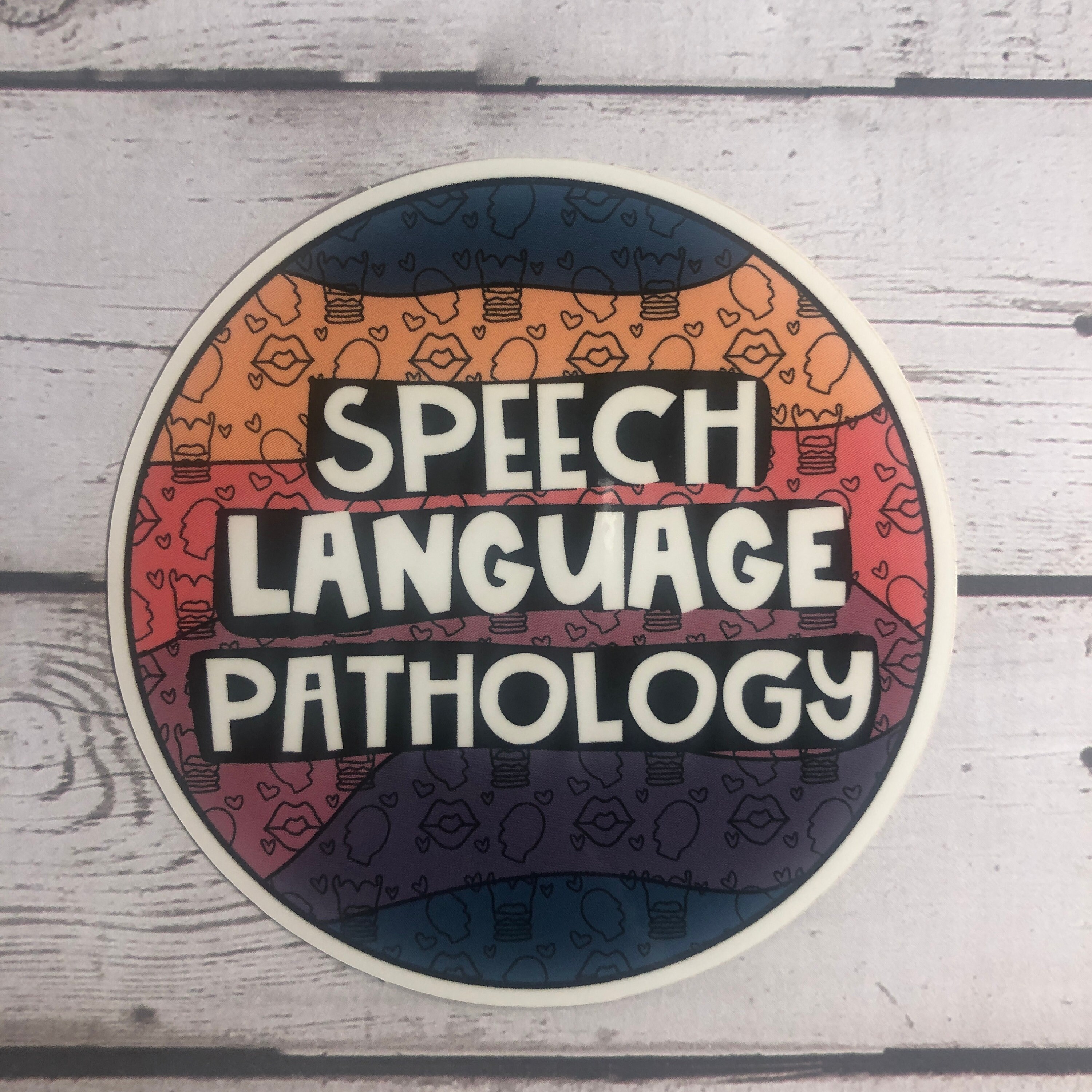 Speech Sticker, SLP Sticker, Speech Pathology Sticker - Etsy
