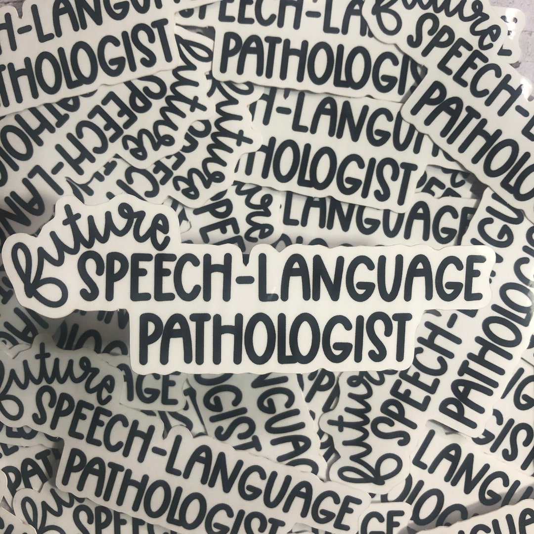Speech Sticker, Future SLP Sticker, Speech Pathology Sticker - Etsy