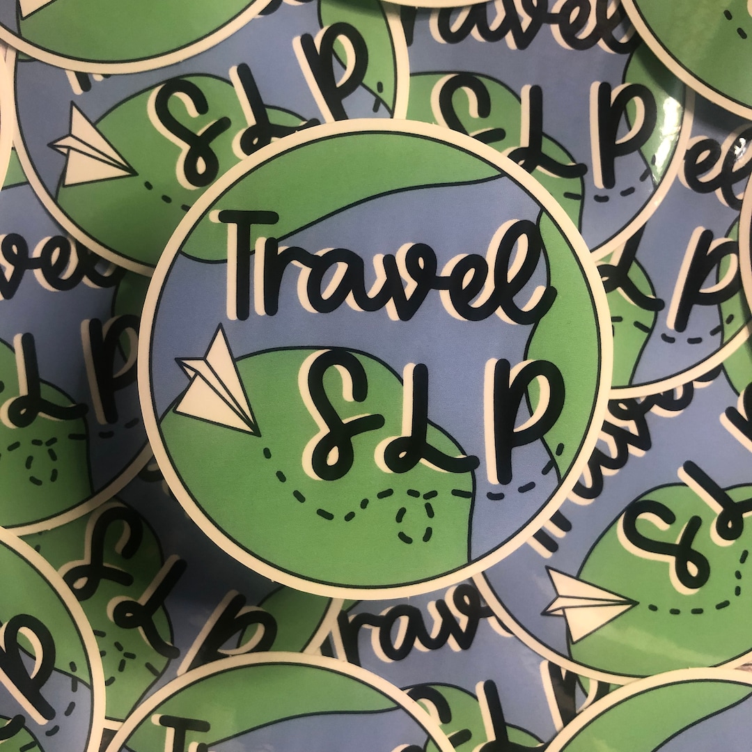 Speech Sticker, SLP Sticker, Travel SLP, Speech Language Pathology - Etsy