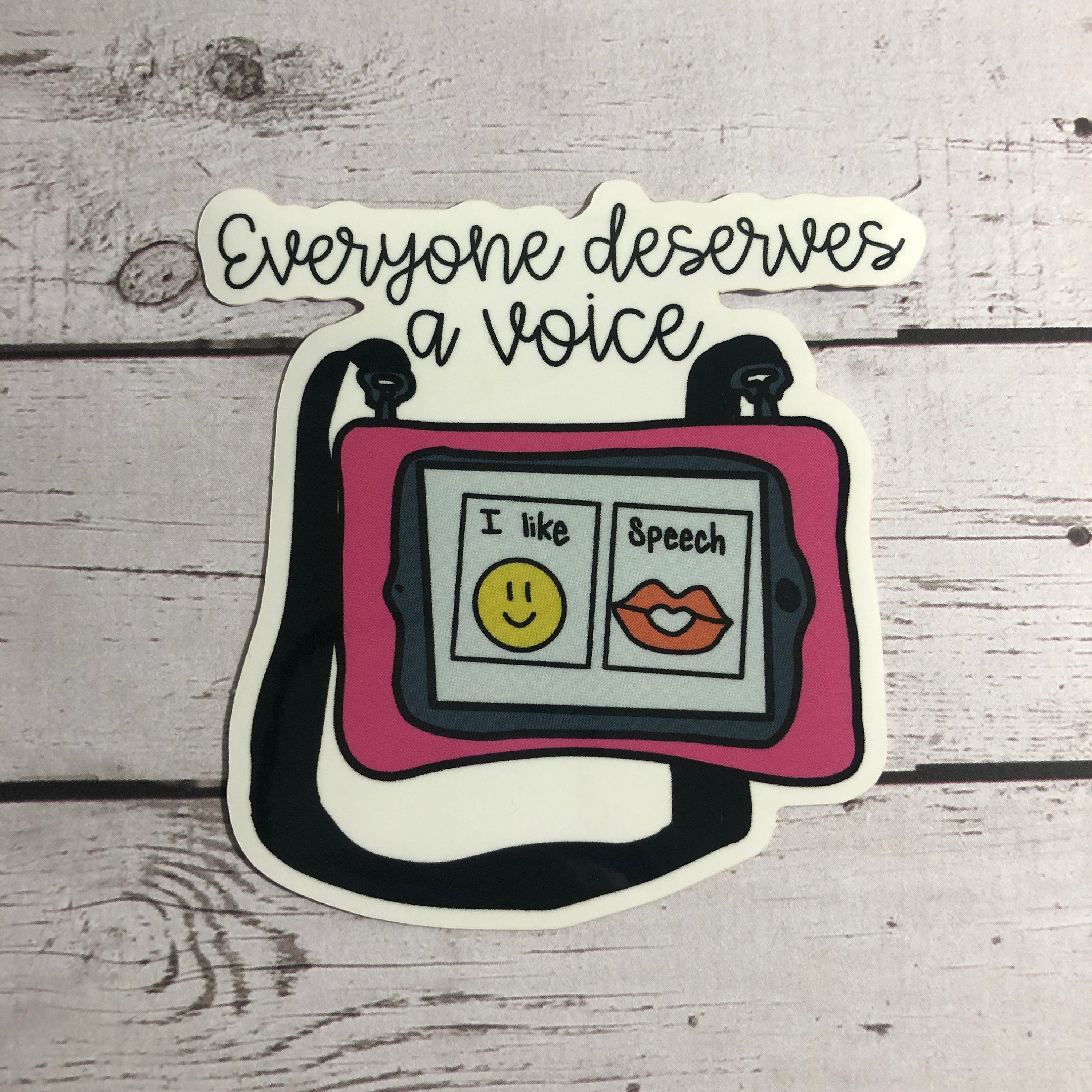 Speech AAC Sticker | Etsy