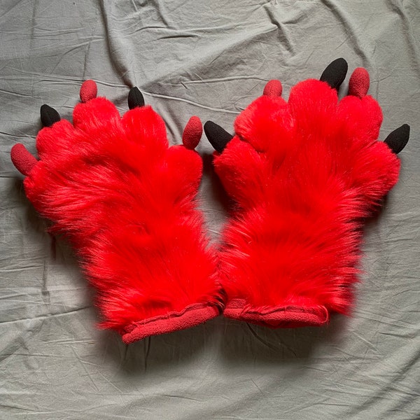 Furry Head and Paws and Tail - Etsy