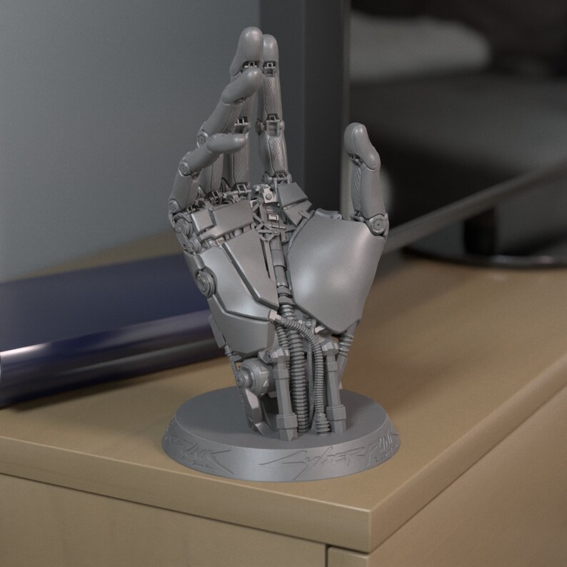 Cyberhand 3D Print Resin Cyberpunk - Etsy