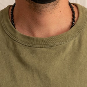 Men's Face Mask Chain Black Onyx Mask Chain Men's - Etsy