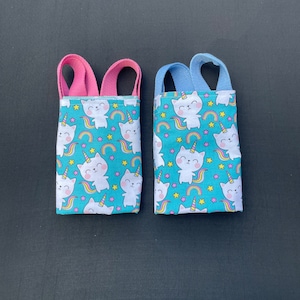 Rainbow Unicorn Kitten Cotton Tote Bag - Etsy
