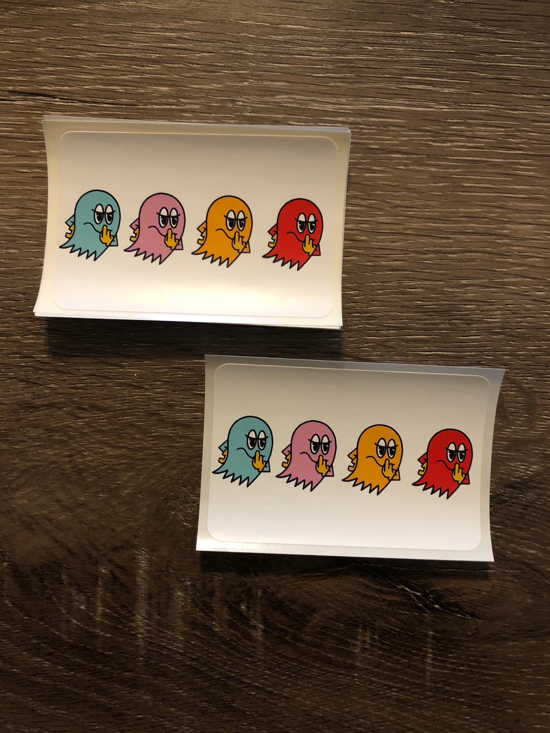 Pac-man Sticker - Etsy
