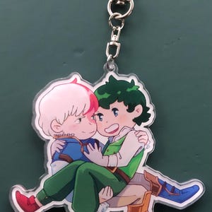 BNHA/MHA Keychain: Tododeku, Todoroki Shouto, Midoriya Izuku, Deku ...