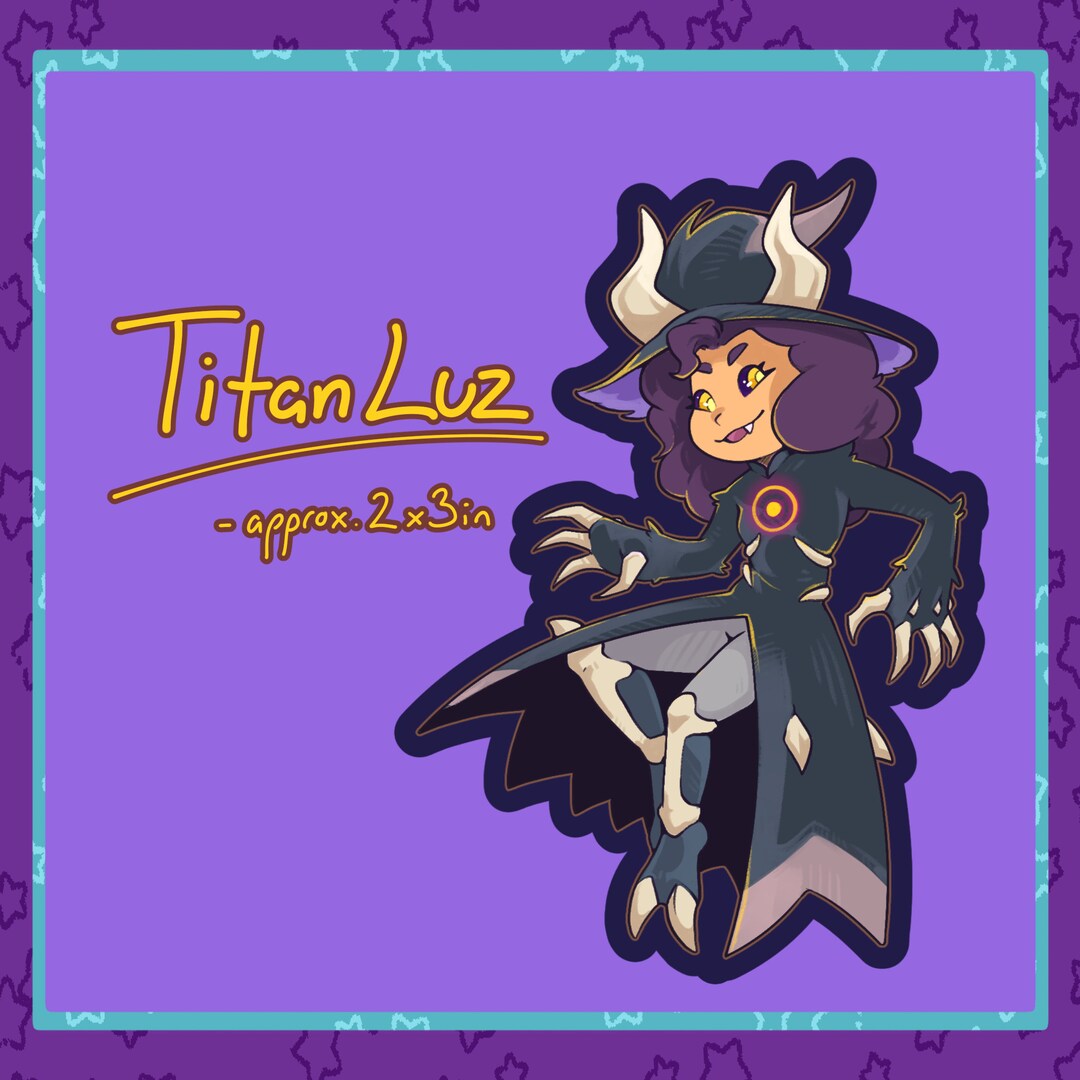 TOH Vinyl Stickers the Owl House Titan Luz Harpy Eda & - Etsy