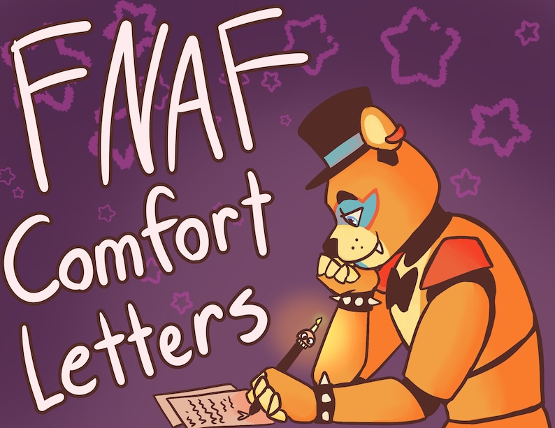 FNAF Comfort Character Letters Glamrock Freddy Monty Roxy - Etsy