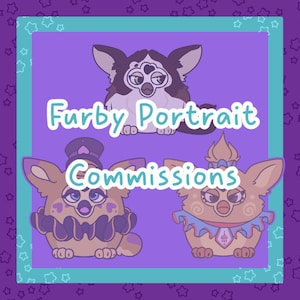 Furby Portrait Commissions! YCH, OC, Furry, Pet Portrait, Pet, Art ...
