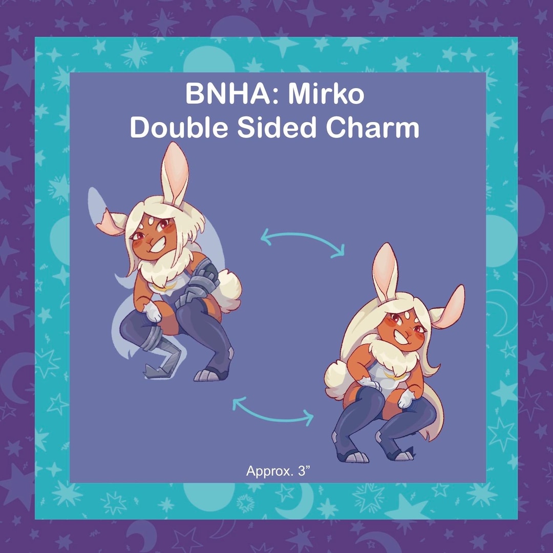 BNHA: Mirko, Rumi Usagiyama, Rabbit, Hare, Keychain, Gift - Etsy