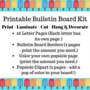 Bulletin Board Anything is Popsicle With God Digital Download - Etsy