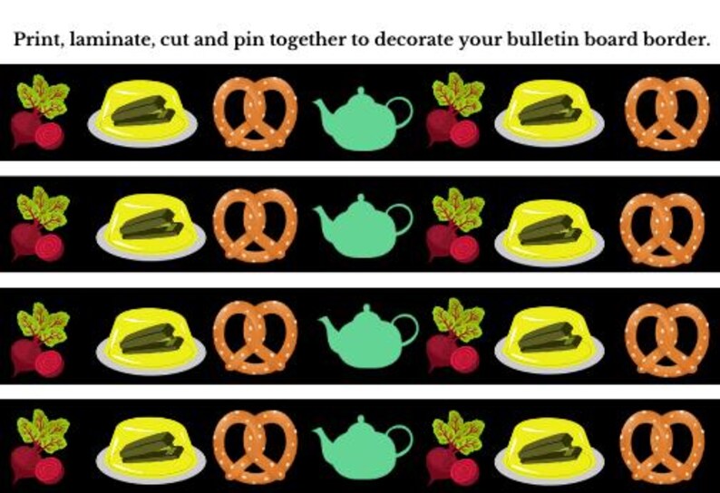 The Office Printable Bulletin Board Borders - Etsy