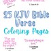 Bible Verse (KJV) Coloring Pages - Etsy