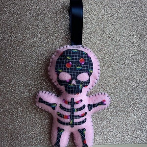 Gingerbread Skull Felt Christmas Ornament - Etsy