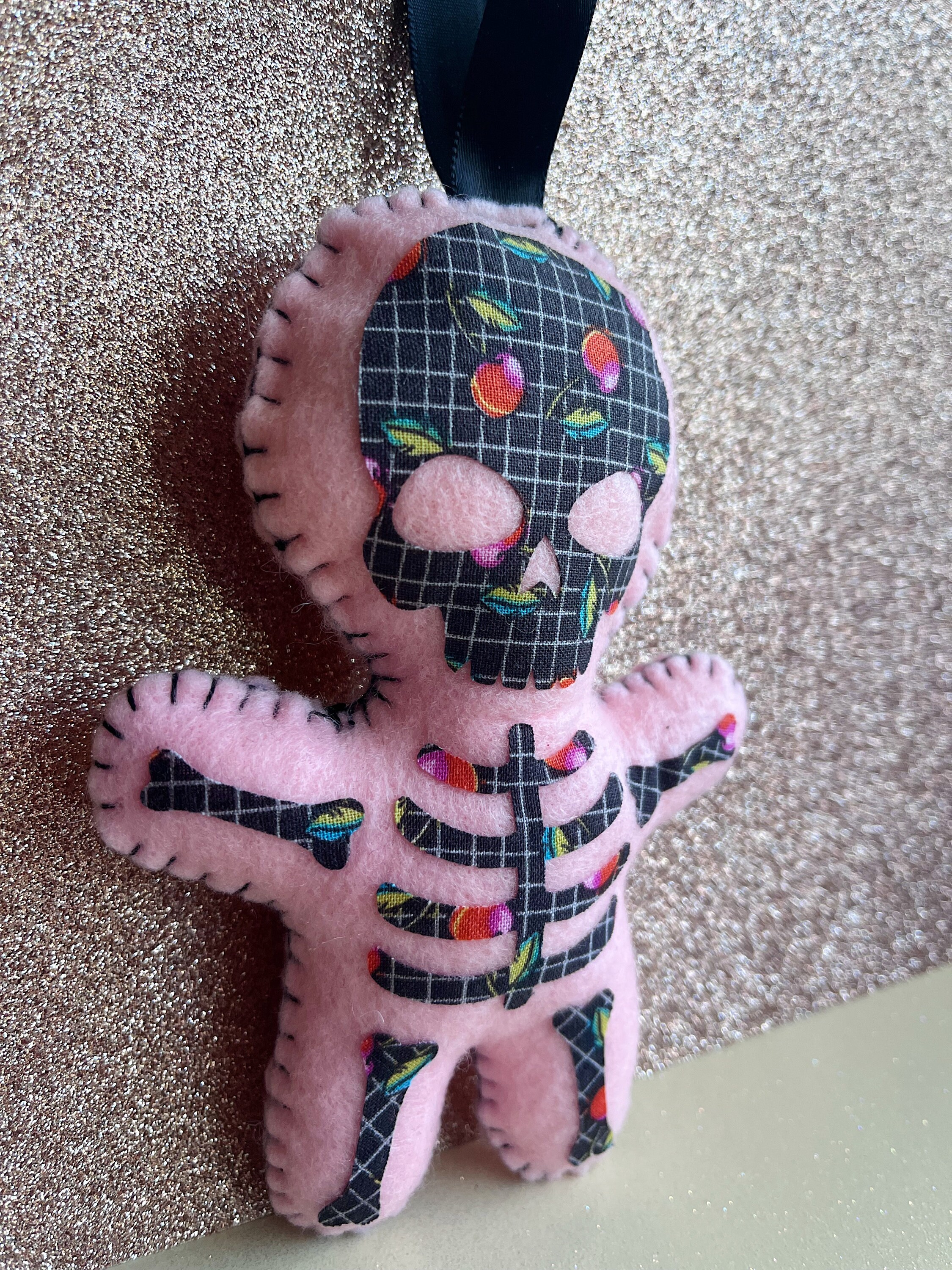 Gingerbread Skull Felt Christmas Ornament - Etsy