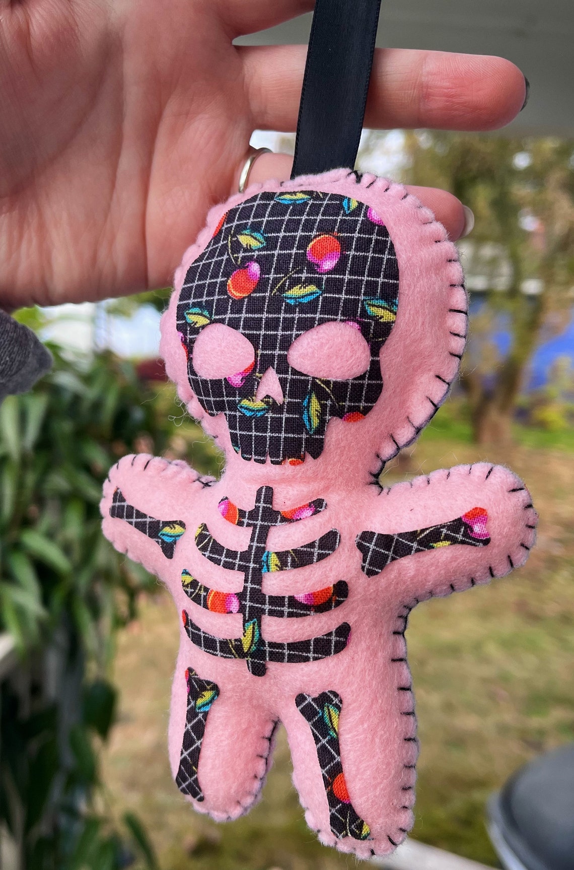 Gingerbread Skull Felt Christmas Ornament - Etsy