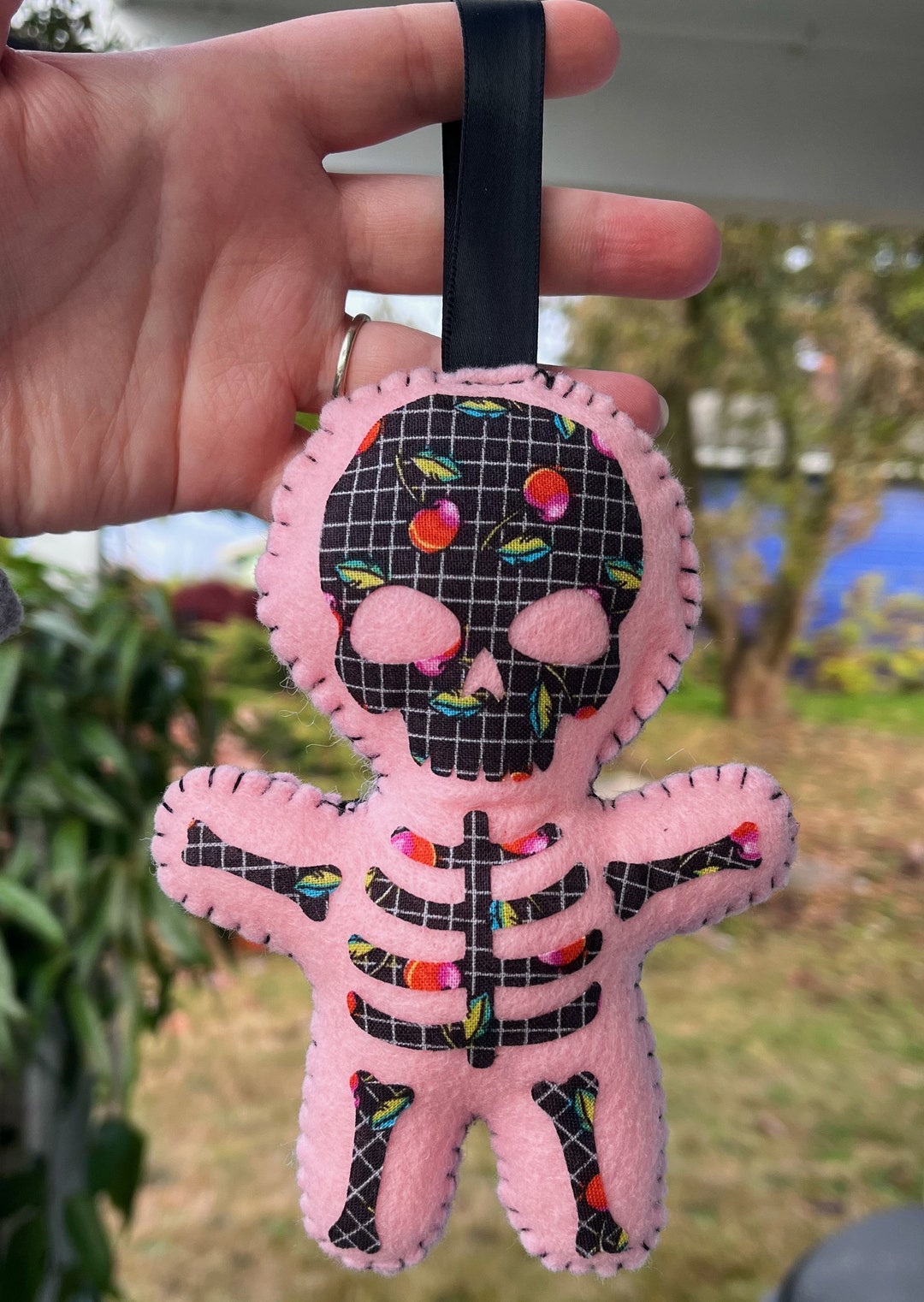 Gingerbread Skull Felt Christmas Ornament - Etsy