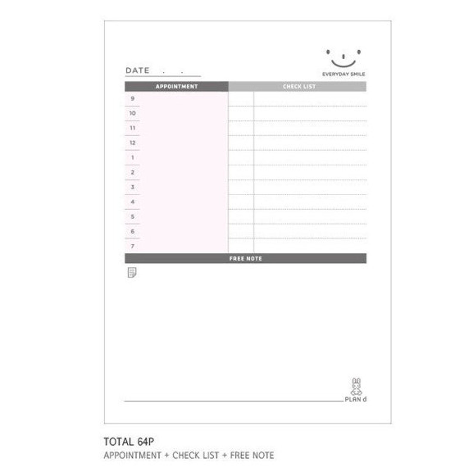 Non-sticky Daily Desk Note Pad - Etsy Canada